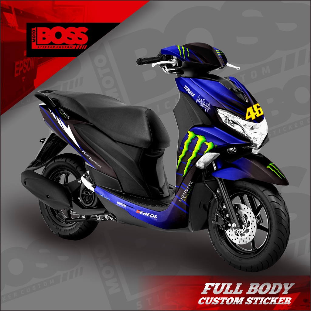 Jual Decal Sticker Yamaha Freego Full Body Stiker Decal Yamaha Freego ...