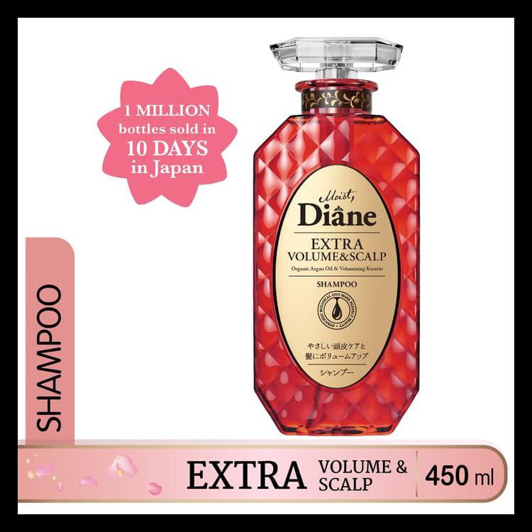 Jual Moist Diane Extra Volume And Scalp Shampoo 450Ml | Shopee Indonesia