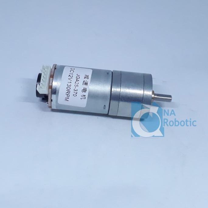 Jual =====] Motor DC 25GA370 12V 130 Rpm With Encoder | Shopee Indonesia
