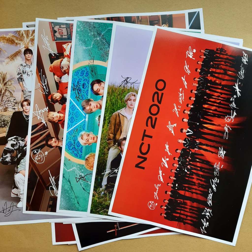 Jual POSTER NCT 2020-2023 DENGAN TANDA TANGAN NCT U NCT DREAM NCT 127 ...