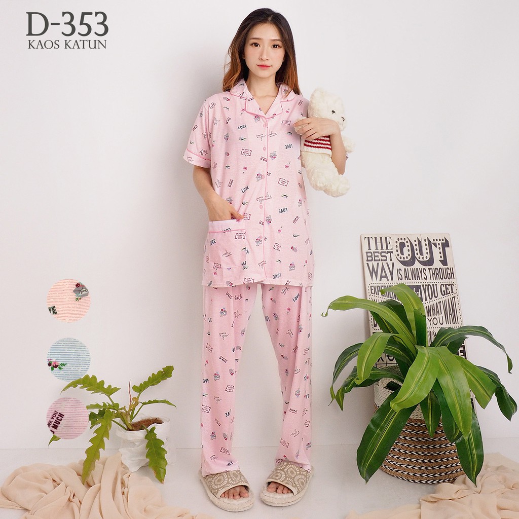 Jual GREET NIGHT WEAR - Baju Tidur Model : D-353 / PPK | Shopee Indonesia