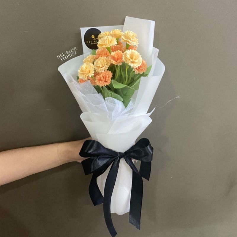 Jual Mini Anyelir Flower Bouquet / Flower Bouquet / Buket Bunga Palsu ...