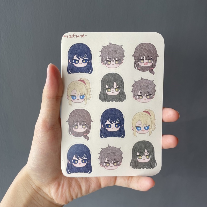 Jual Anime Sticker Sheet by Aohimeee | Haikyuu BNHA Jujutsu Kaisen ...