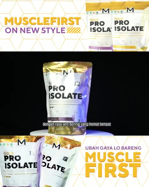Jual Muscle First Pro Isolate 5lbs / 2.2 kg Gold Series MuscleFirst M1 ...