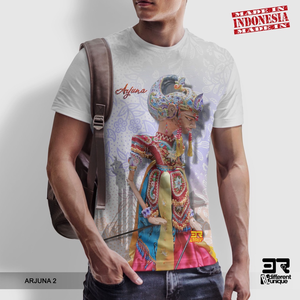Jual [ COD ] KAOS PRINTING GAMBAR WAYANG ARJUNA 2 - BAJU DISTRO ...