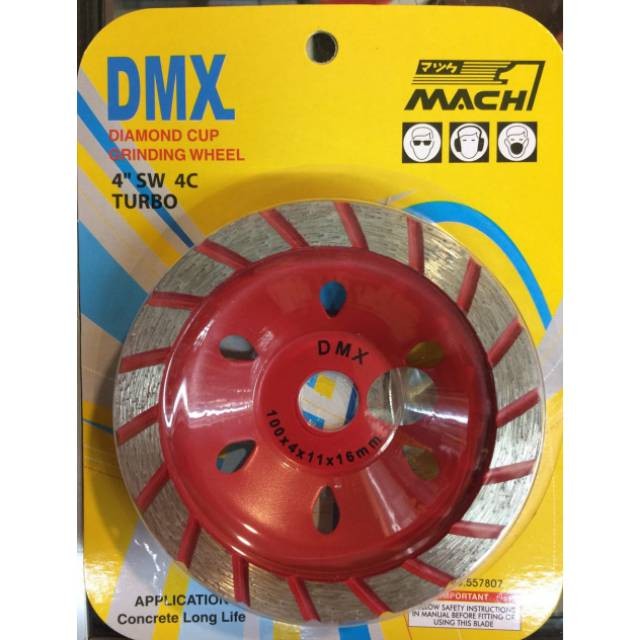 Jual DIAMOND CUP WHEEL DMX TURBO 4" DMX SW4C ORIGINAL | Shopee Indonesia