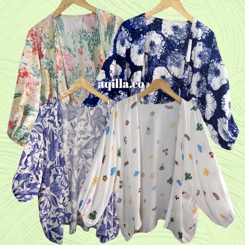 Jual ( COD ) BANYAK MOTIF!! OUTER RAYON MOTIF KEKINIAN | OUTER KIMONO ...