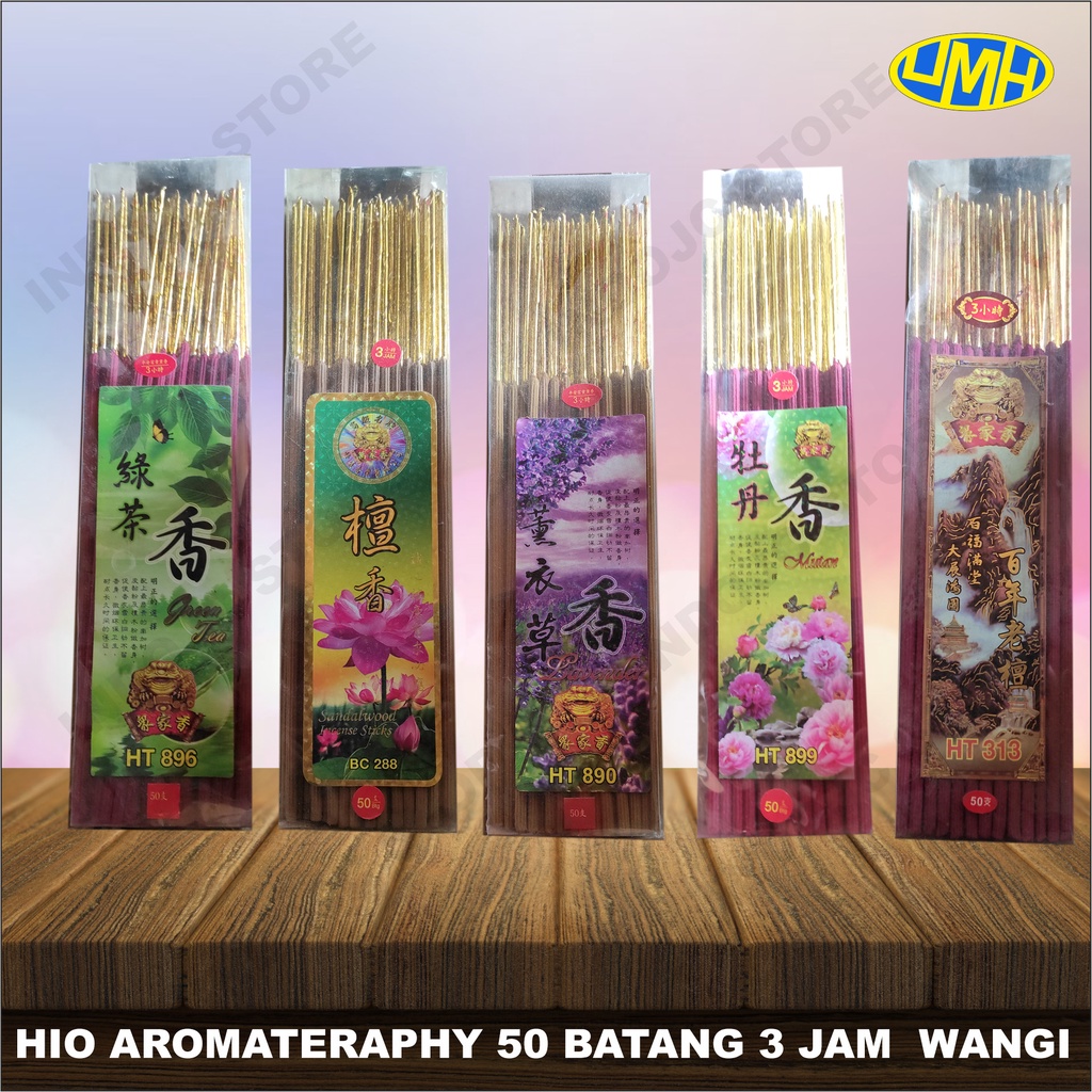 Jual Hio Dupa Wangi 3 Jam Kualitas Bagus Super Harum isi 50 Batang ...