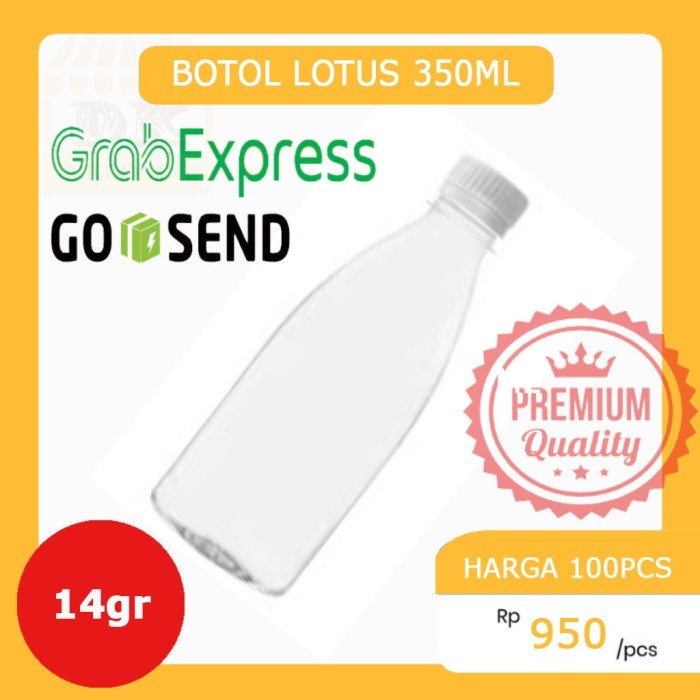 Jual Botol Plastik Cantik 350ml Valencia Lotus PET (Wajib kelipatan 105 ...