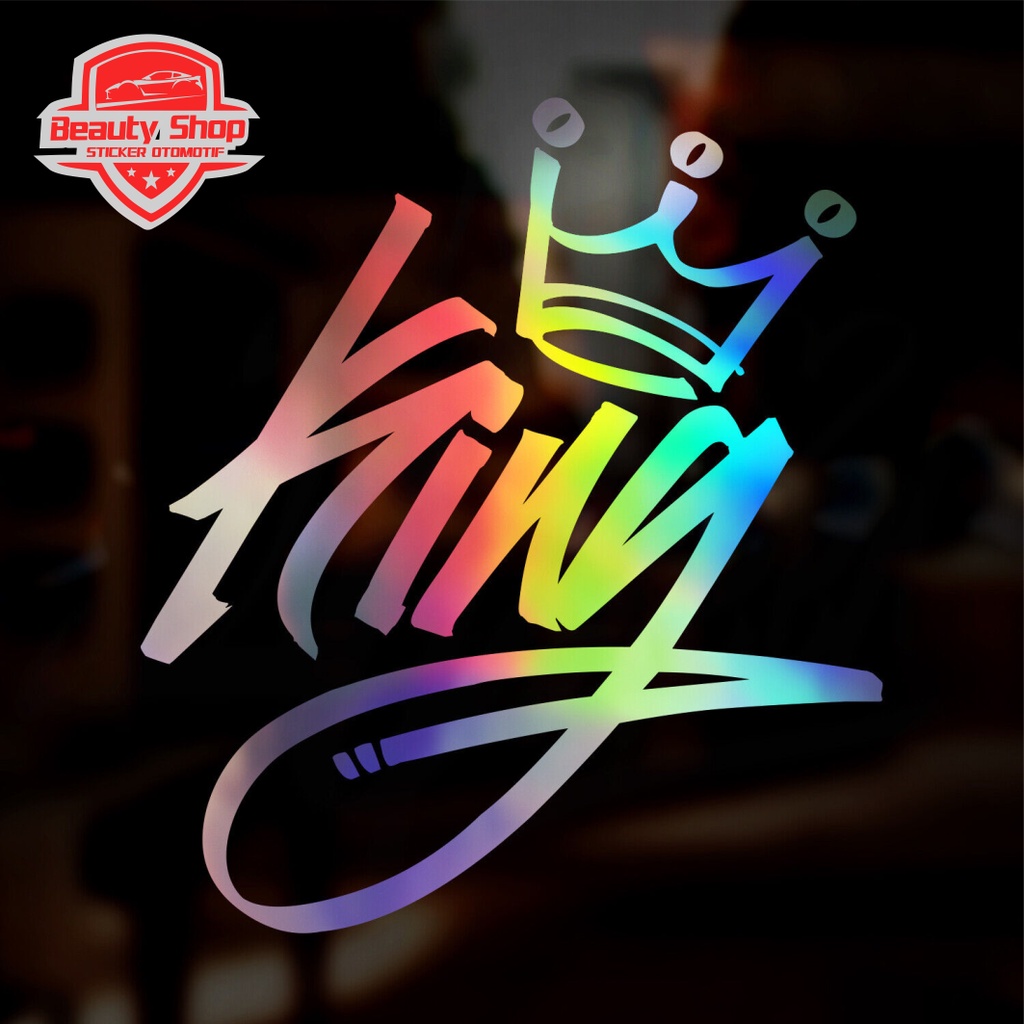 Jual stiker jdm king cutting sticker mobil motor laptop kaca model jdm ...