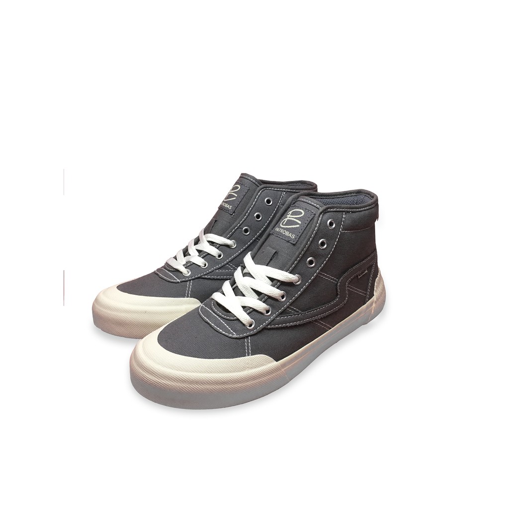 Jual Patrobas Equip High Charcoal Sneakers | Shopee Indonesia