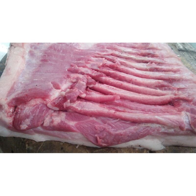 Jual SAMCAN / SANCAM (PORK BELLY) DAGING BABI FRESH SEGAR TERJAMIN ...