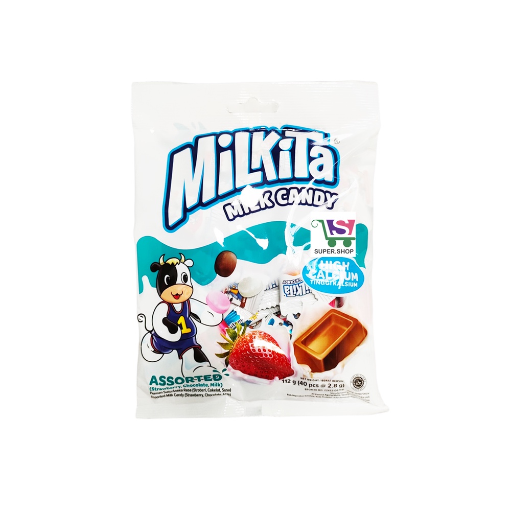 Jual Milkita ASSORTED Milk Candy Permen Susu (isi 40 Pcs) | Shopee ...