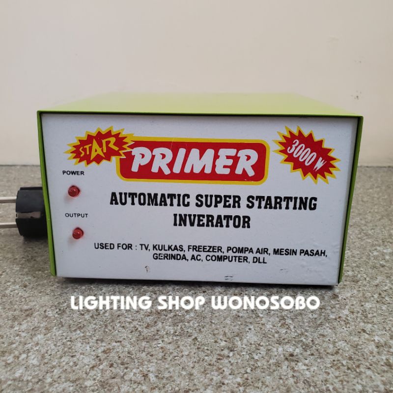 Jual INVERATOR AUTO SLOW START PRIMER 3000watt penghemat listrik ...