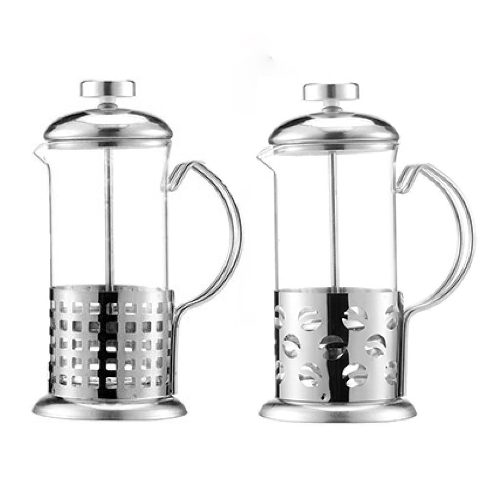 Jual French Press Manual Coffee Maker Pot Pattern 600ml - KG72I ...