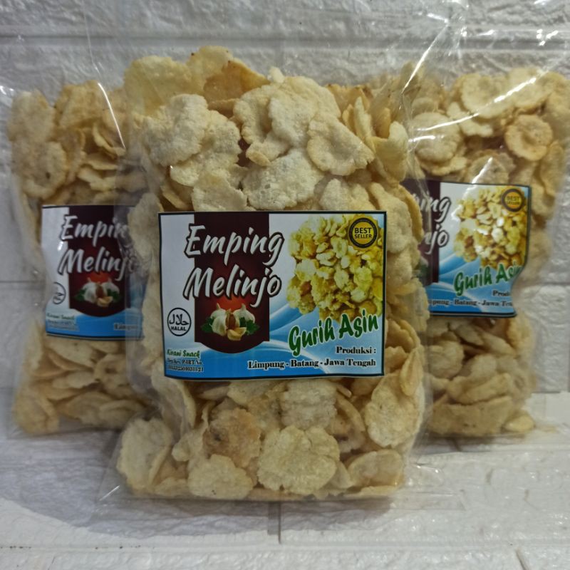 Jual EMPING MELINJO CEPLIS RASA BAWANG 250GR SUPER ENAK | Shopee Indonesia