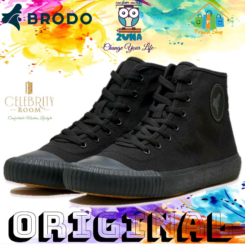 Jual BRODO-VULCAN CLASSIC HI OLIVE/RED/BLACK/OFFWHITE/NAVY 1000% ...