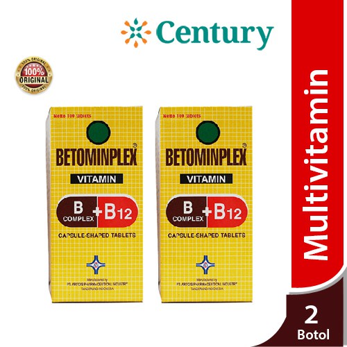 Jual ( 1 Botol ) Vitamin Betominplex B + B12 | Shopee Indonesia