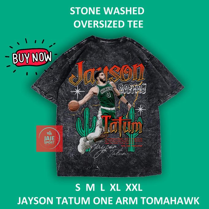 Jual HARGA TERBAIK!!! KAOS BASKET OVERSIZED STONE WASHED JAYSON TATUM ...