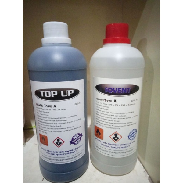Jual Make up tinta mesin coding inkjet printer cij 1000 ml | Shopee ...