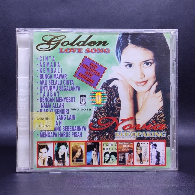 Jual VCD NOVIA KOLOPAKING - GOLDEN LOVE SONG ORIGINAL | Shopee Indonesia