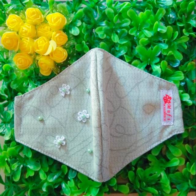 Jual Masker Kain Motif Cantik Payet (2 Layer) | Shopee Indonesia
