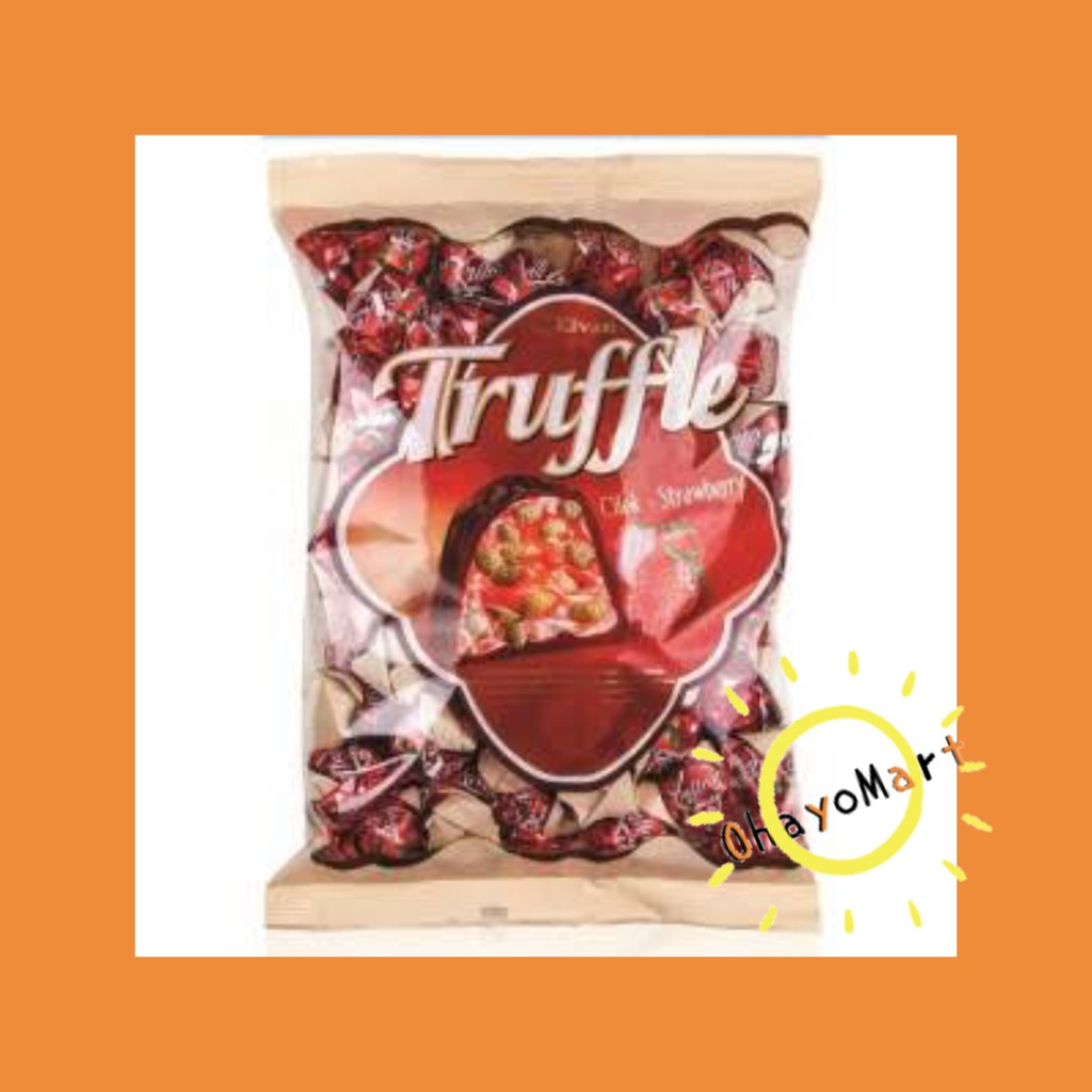 Jual Elvan Truffle Strawberry/ Coklat Strawberry/ Permen Cokelat rasa ...