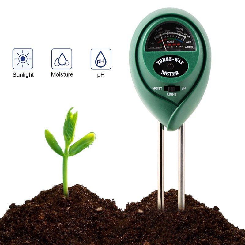 Jual Moist Light Ph Moisture Analyzer 3 Way Soil Meter Alat Ukur Tanah ...