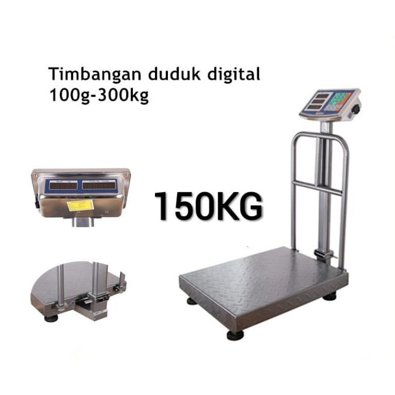 Jual Timbangan duduk digital kapasitas 150kg-200kg Electrik platform scale 150kg | Shopee Indonesia
