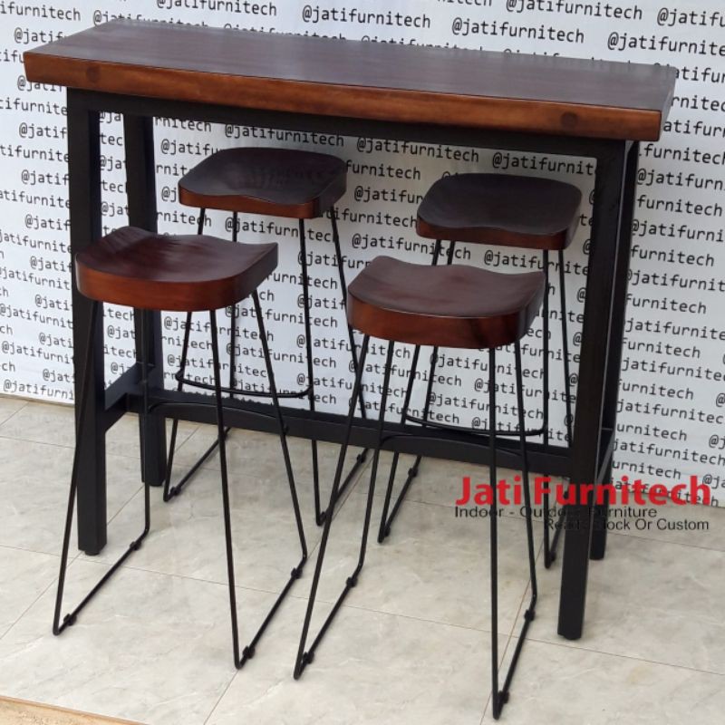 Jual Set Meja Bar // Meja Bar // Kursi Bar | Shopee Indonesia