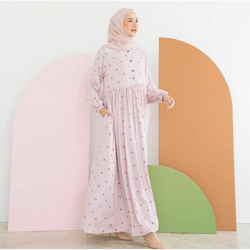 Jual EMA DAILY Basic Polka Pink (sudah dipesan) | Shopee Indonesia