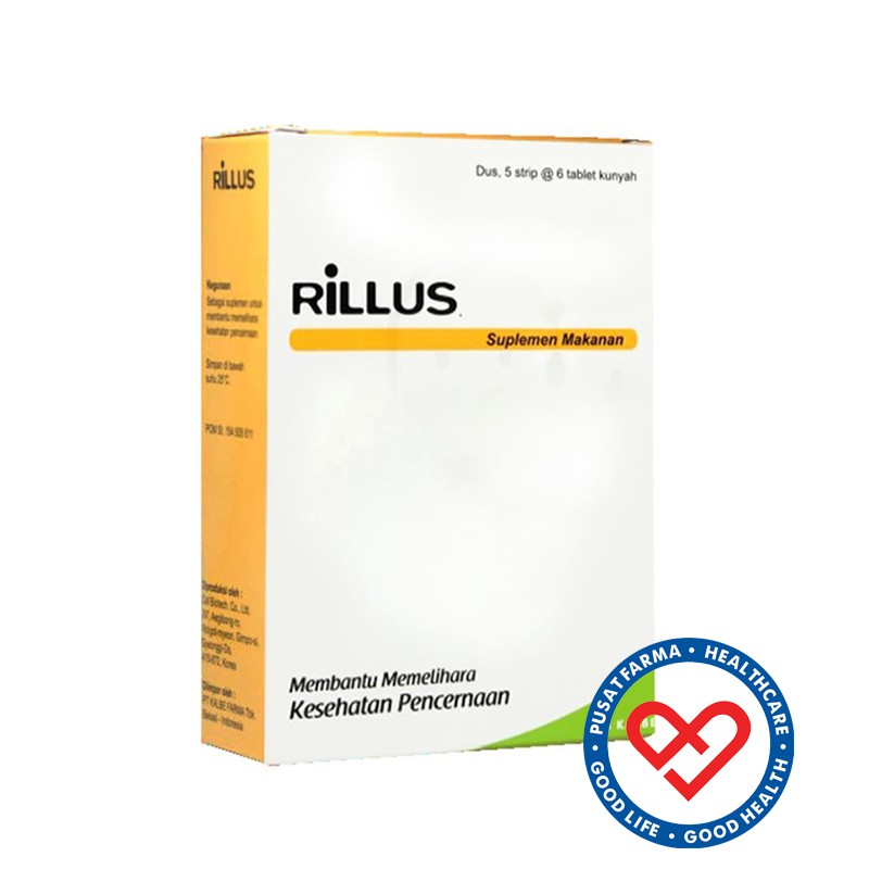 Jual Kalbe Rillus 30 Tablet Kunyah Obat Diare Sembelit dan Gangguan ...