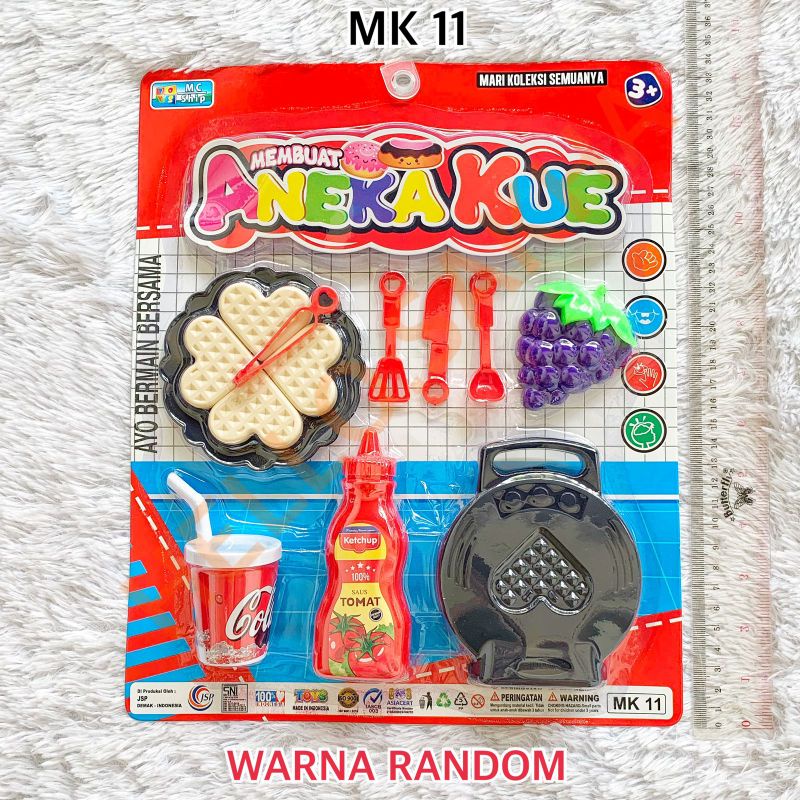 Jual MAINAN MK 11 MEMBUAT ANEKA KUE WAFFLE CROFFLE WAFLE WAFEL CROFEL ...