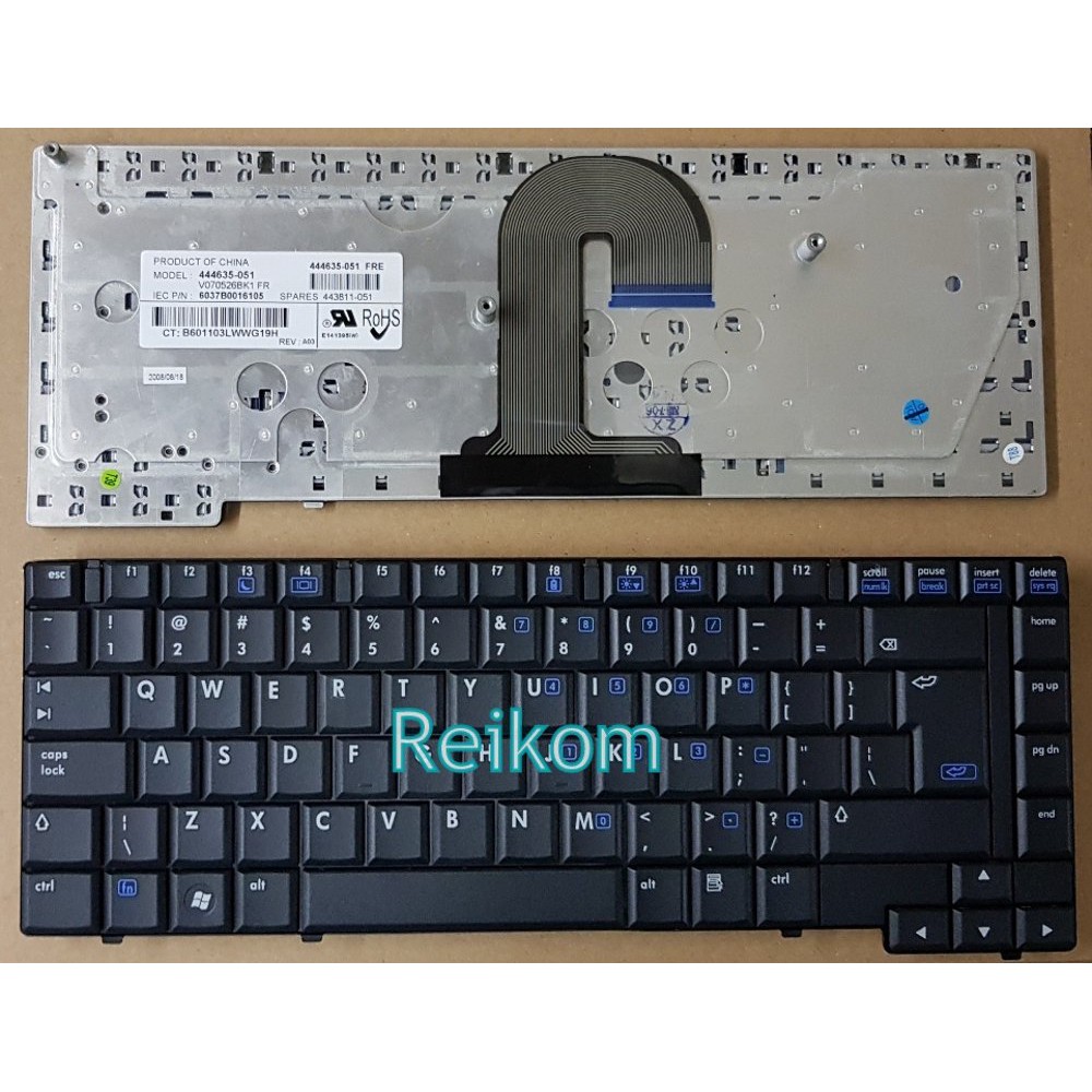 Jual Keyboard HP Compaq 6510 6510b 6515 6515b 6720 6720s 6910b | Shopee ...