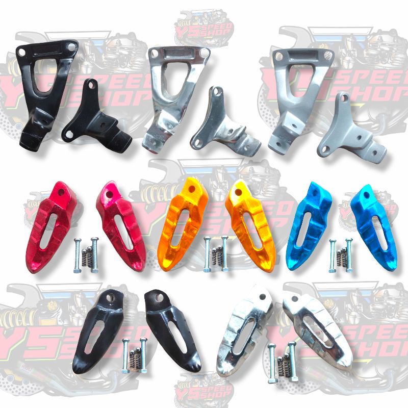 Jual Dudukan footstep belakang Yamaha Mio smile, Mio sporty 1 set ...