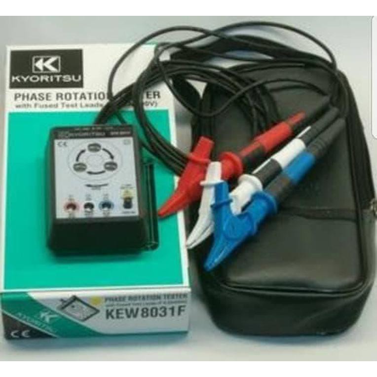 Jual Kyoritsu 8031F phase sequence alat ukur arus rotasi 3 phase kit ...