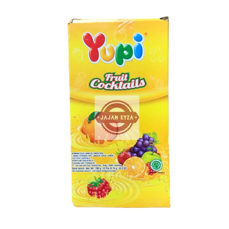 Jual PERMEN YUPI BOX ISI 12pcs / YUPI SWEET HEARR YUPI PIZZA YUPI ...