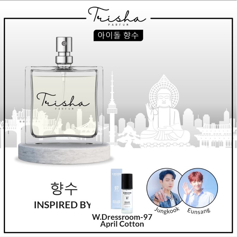 Jual Parfum JUNGKOOK BTS x EUNSANG Inspired April Cotton | Bibit ...