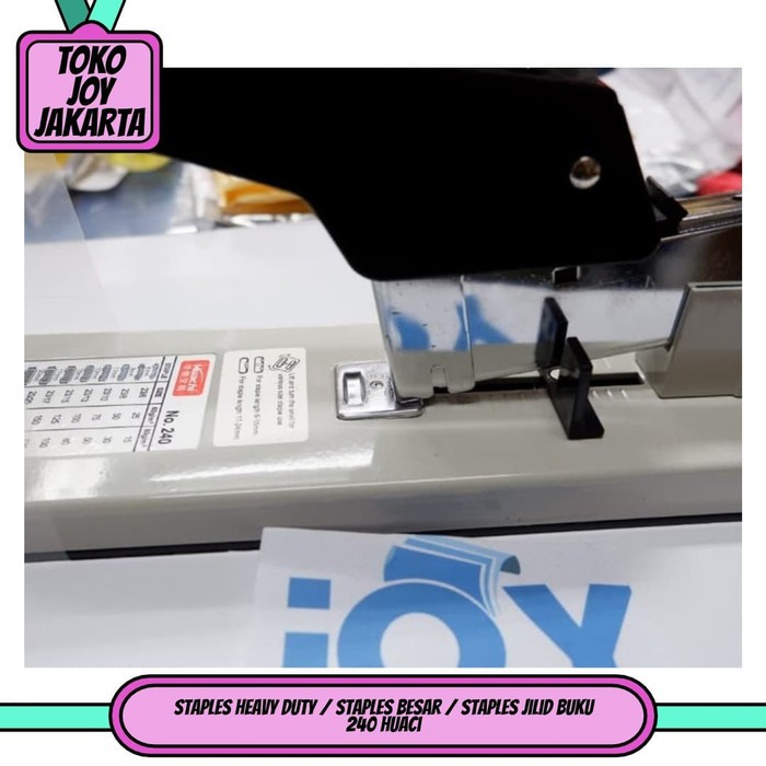 Jual Staples Jilid Buku Heavy Duty Stapler 240 Huachi | Shopee Indonesia