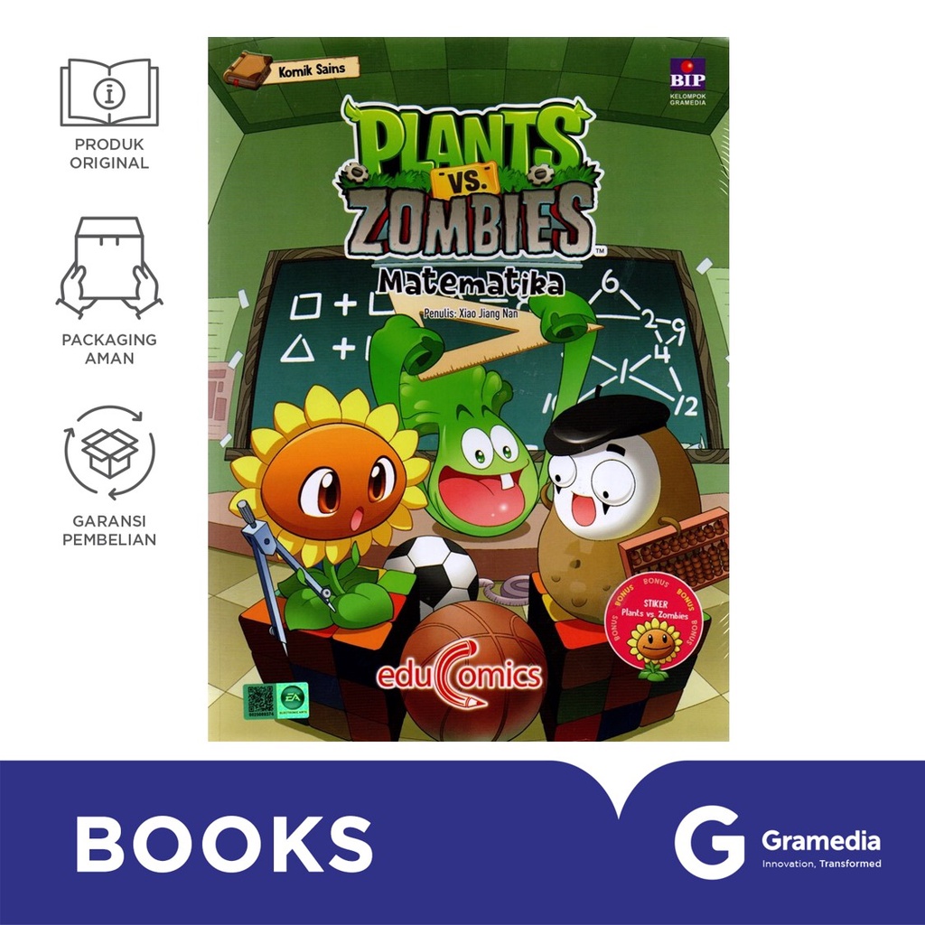 Jual Educomics Plants vs Zombies : Matematika (Xiao Jiang Nan) | Shopee ...