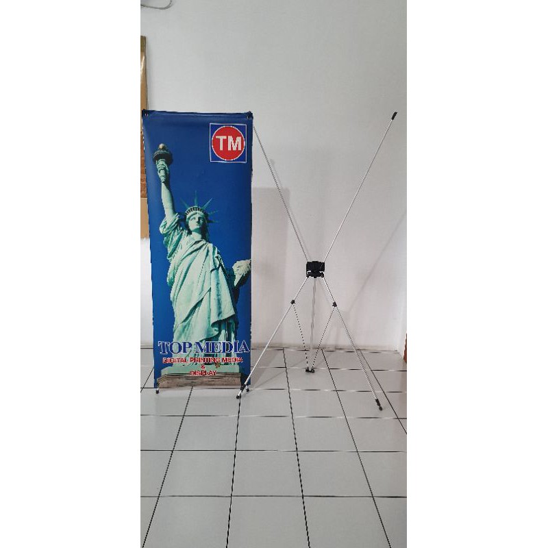 Jual Y Banner Aluminium 60 x 160 cm x 3 Pcs ( tanpa Cetakan ) | Shopee ...