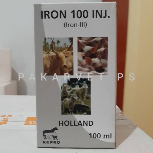 Jual Iron 100 Inj. (kepro holand) 100ml : Untuk mengatasi kekurangan ...
