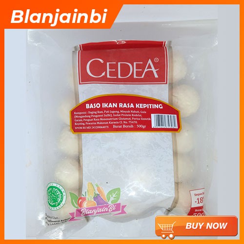 Jual Cedea Baso Ikan Rasa Kepiting 500gr Bandung | Shopee Indonesia