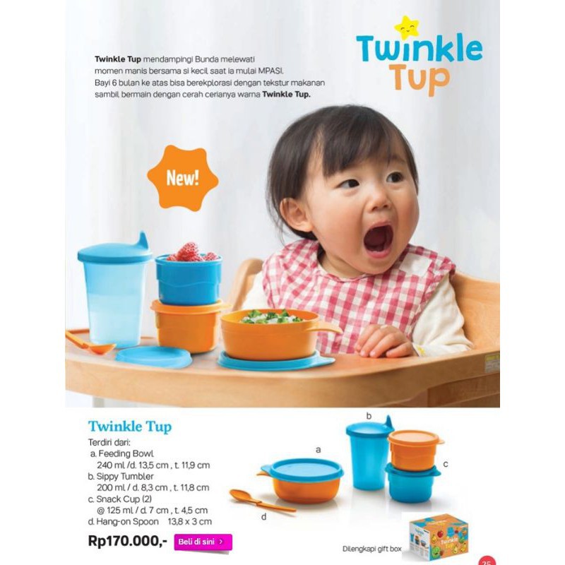 Jual TUPPERWARE SET BEBY Twinkle Tup 1 set | Shopee Indonesia
