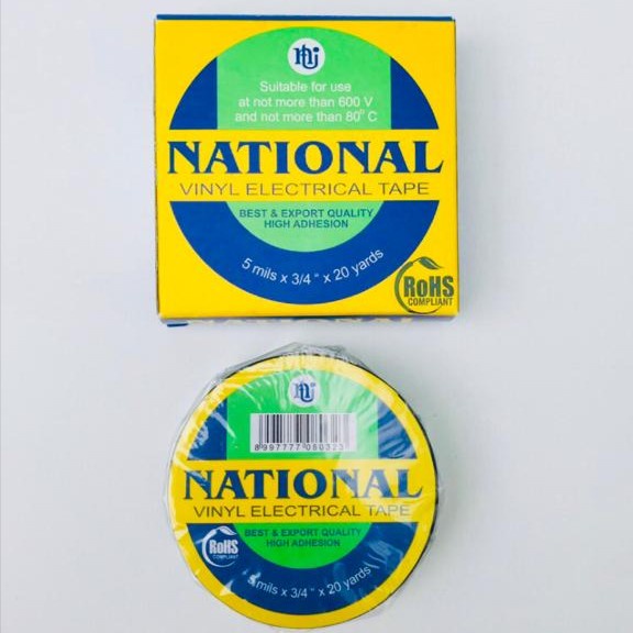 Jual Isolasi Listrik NATIONAL Htm - Vinyl Electrical Tape Isolasi ...