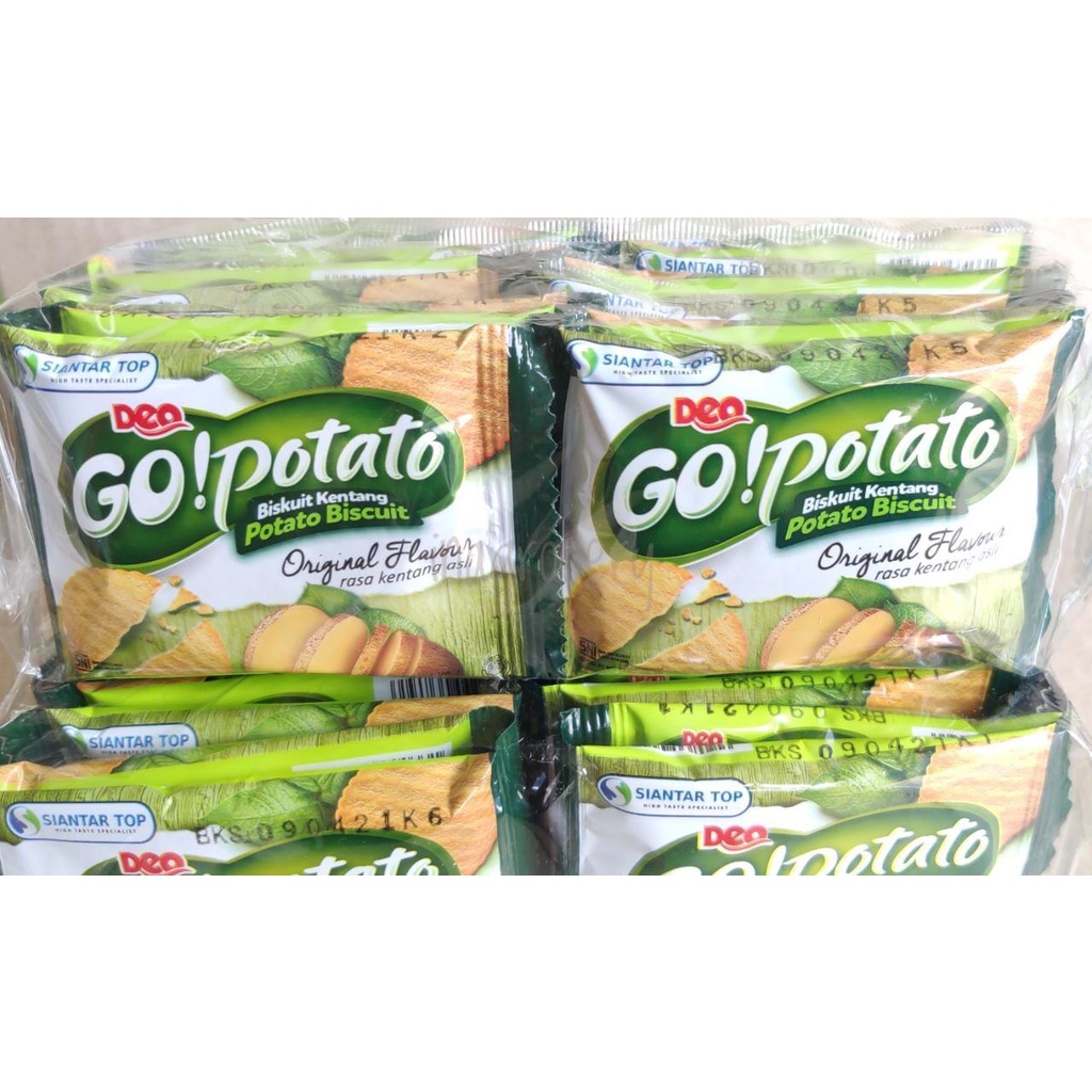 Jual GO ! POTATO BISCUIT 20pcs | Shopee Indonesia