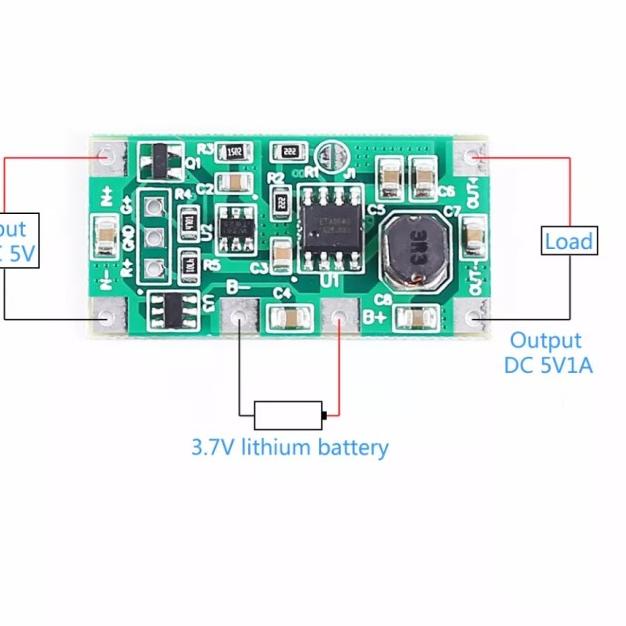 Jual DC UPS module 5v 9v 12v 1A 18650 boost step up - 5v | Shopee Indonesia