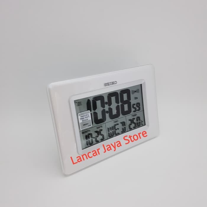 Jual Jam Meja Digital / Jam Dinding Seiko QHL058 (White) | Shopee Indonesia