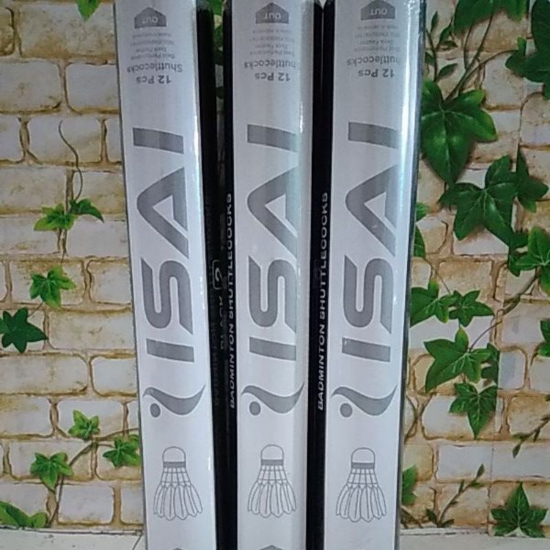 Jual SHUTTLECOCK KOCK COCK KOK BADMINTON ISAI HITAM | Shopee Indonesia