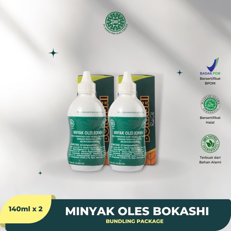 Jual Minyak Oles Bokashi 140 ml (Bundling 2 pcs) | Shopee Indonesia